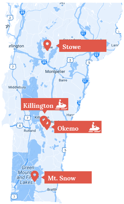 Download Snowmobile Vermont Location Map - Atlas PNG Image with No ...
