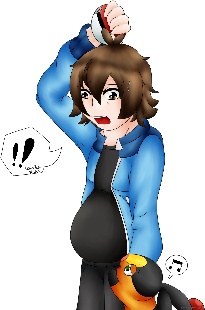 Download Commission - Mpreg Hilbert - Cartoon PNG Image with No ...