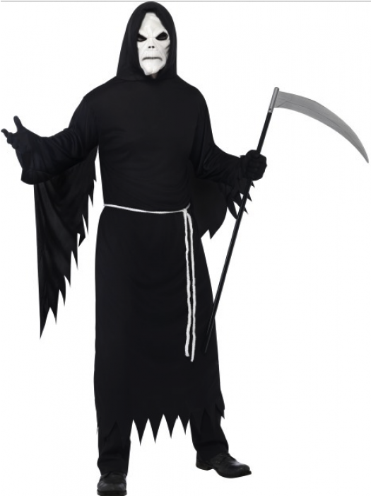 Download Grim Reaper Costume With Mask - Grim Reaper Fancy Dress PNG ...