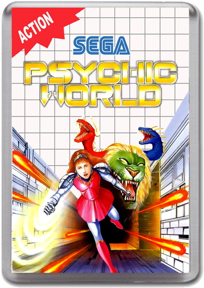 Download Psychic World Sega Master System Game Inspired Fridge ...