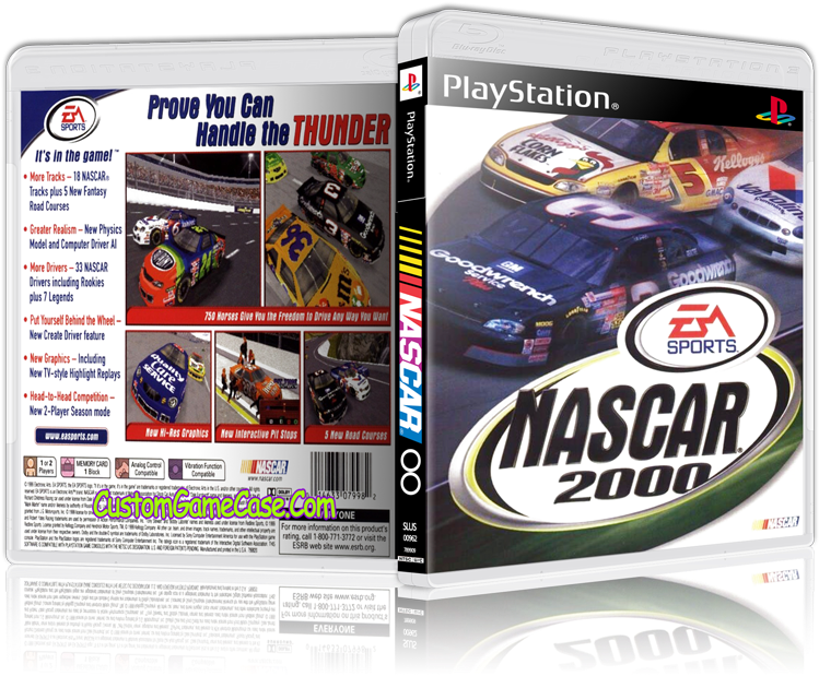 Download Sony Playstation 1 Psx Ps1 - Nascar 2000 Pc Box PNG Image with ...