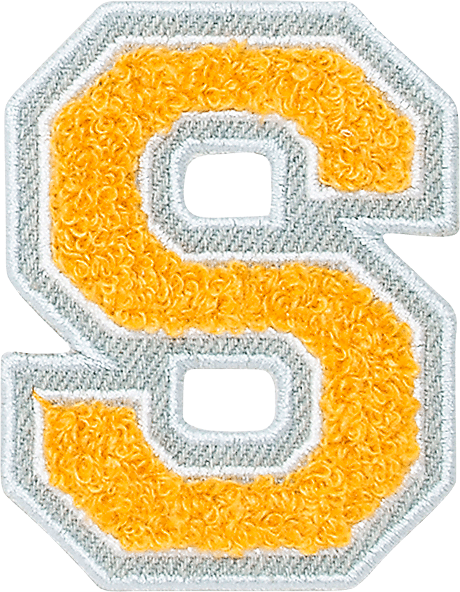 Download Varsity Letter Yellow Patches - Varsity Letter S Patch PNG ...
