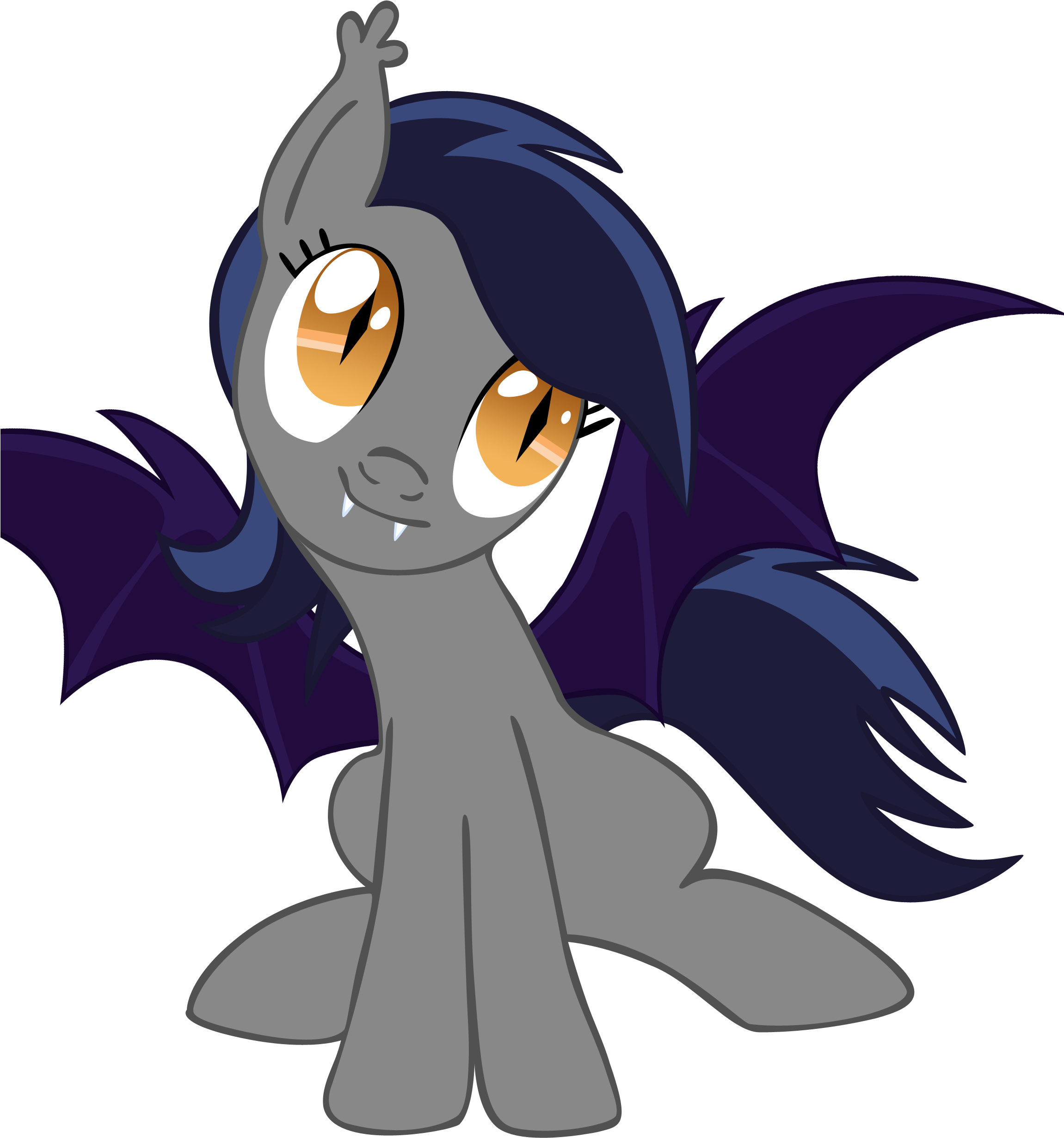 Download Bat Pony, Female, /mlp/, Oc, Oc - Echo Mlp PNG Image with No ...