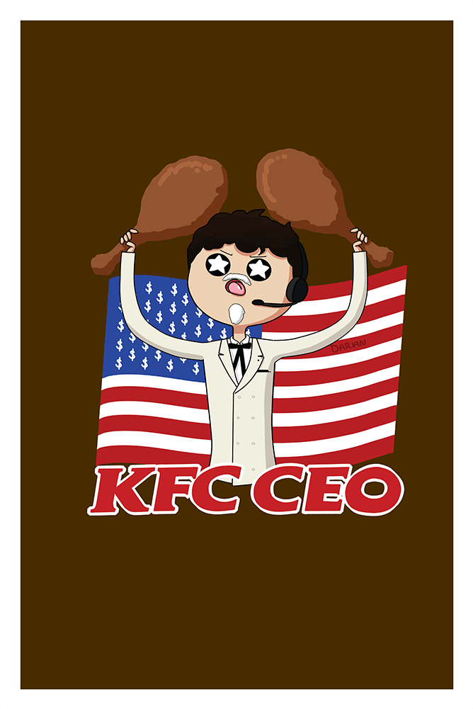 Download Kfc Manager - 24"x36" Poster - Illustration PNG Image with No ...