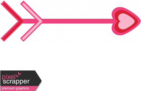 Clip Art Transparent Download Arrow Heart Clipart - Arrow Clip Art Pink ...