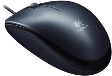 Download Logitech M100r Optical Usb Wired Mouse - Logitech M90 PNG ...