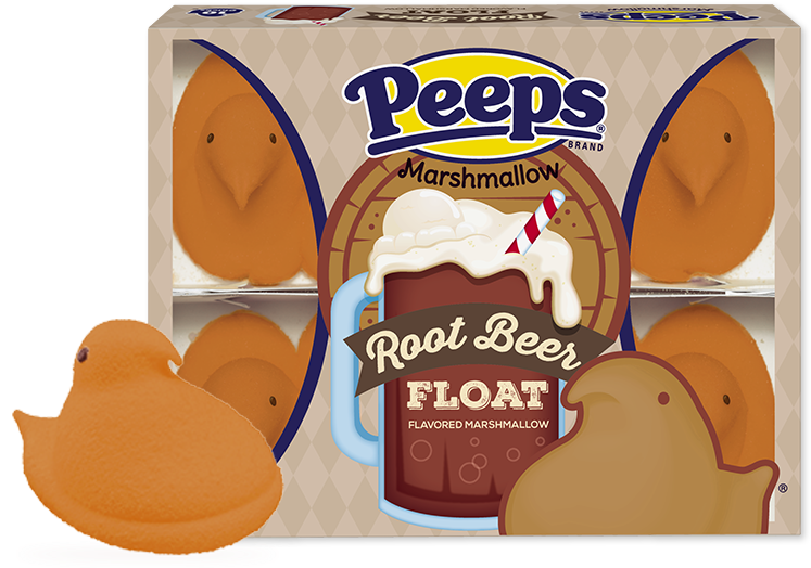 Root Beer Float Flavored Marshmallow Chicks - Sour Cherry Peeps - Free ...
