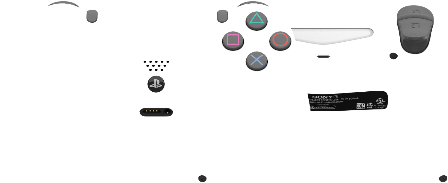 Download Dualshock 4 - Diagram PNG Image with No Background - PNGkey.com