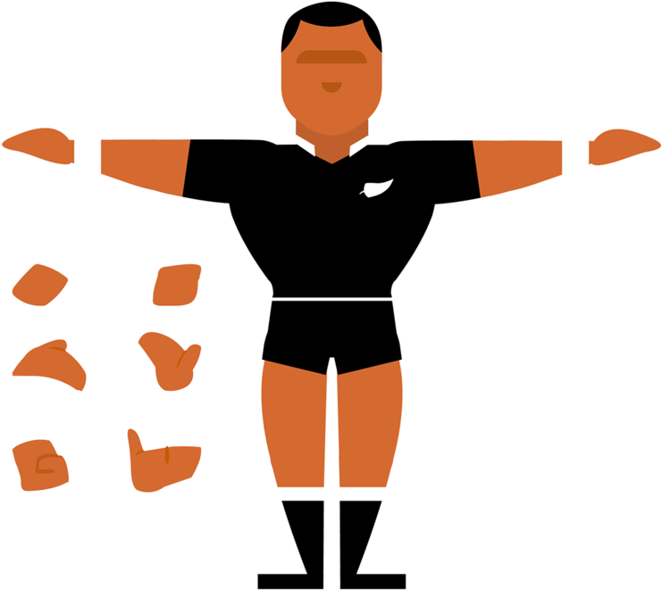 Download All Blacks Haka - Illustration PNG Image with No Background ...