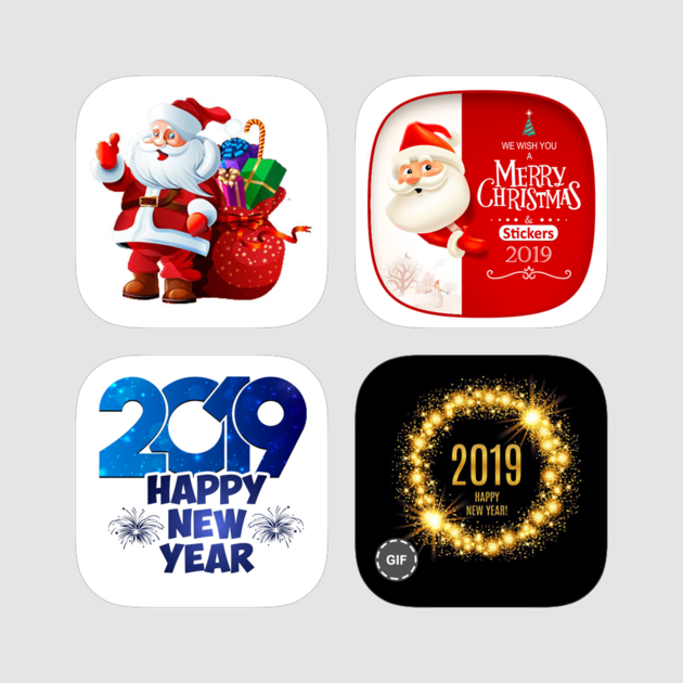 Download Stickers Happy New Year 2019 Bundle On The App Store - Happy ...