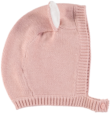 Download Babies 'chips' Rabbit Ears Hat Pink - Wool PNG Image with No ...