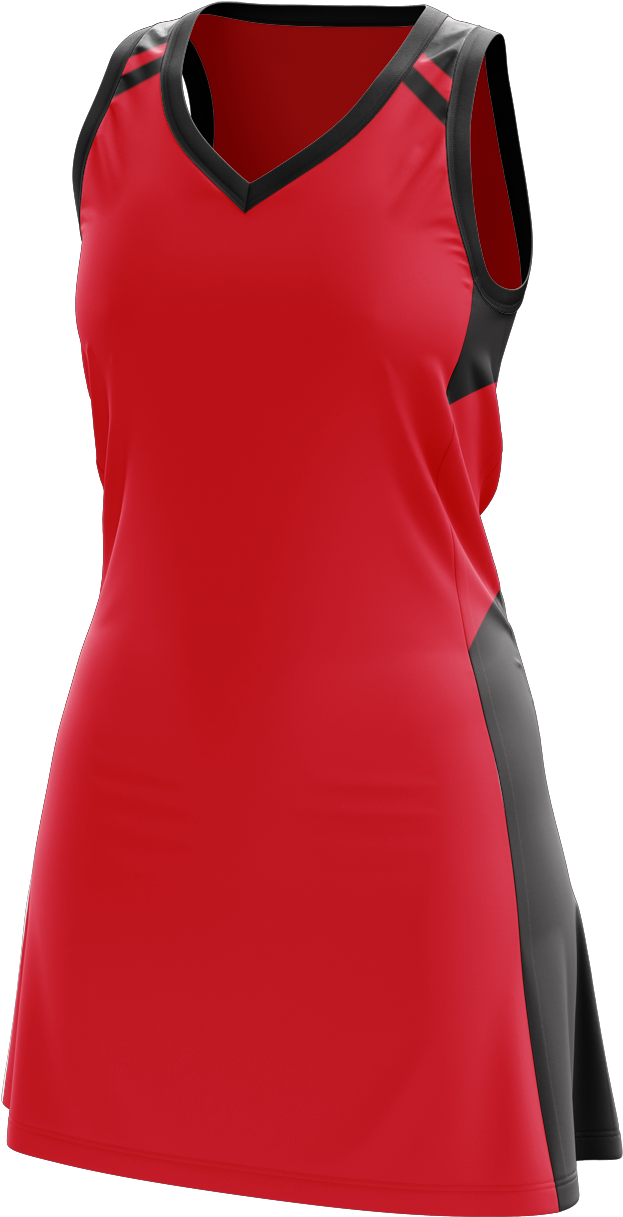 Download Essential Netball Dress Red/black - Little Black Dress PNG ...