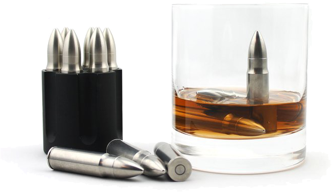 Download Sipdark Whiskey Bullet And Cylinder - Ice Bullets For Drinks ...