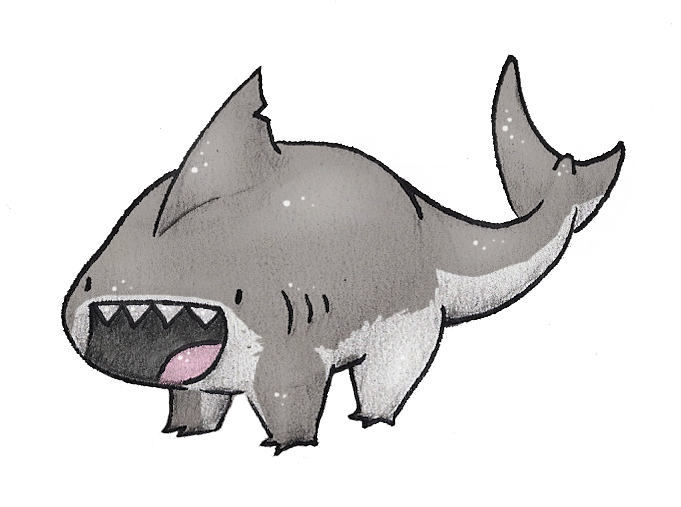 Shark Drawing Minecraft - Land Shark - Free Transparent PNG Download ...