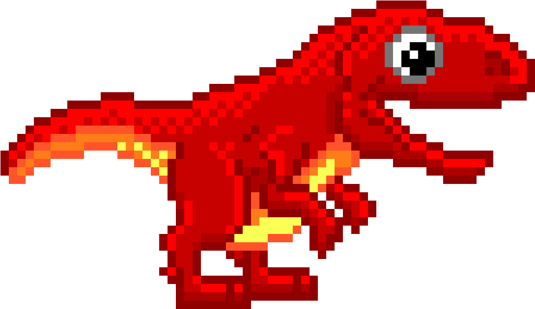 Download Cute Dino - Pixel Art T Rex PNG Image with No Background ...