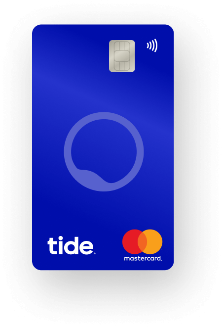 Download Tide Business Mastercard - Vertical Debit Card Design PNG ...
