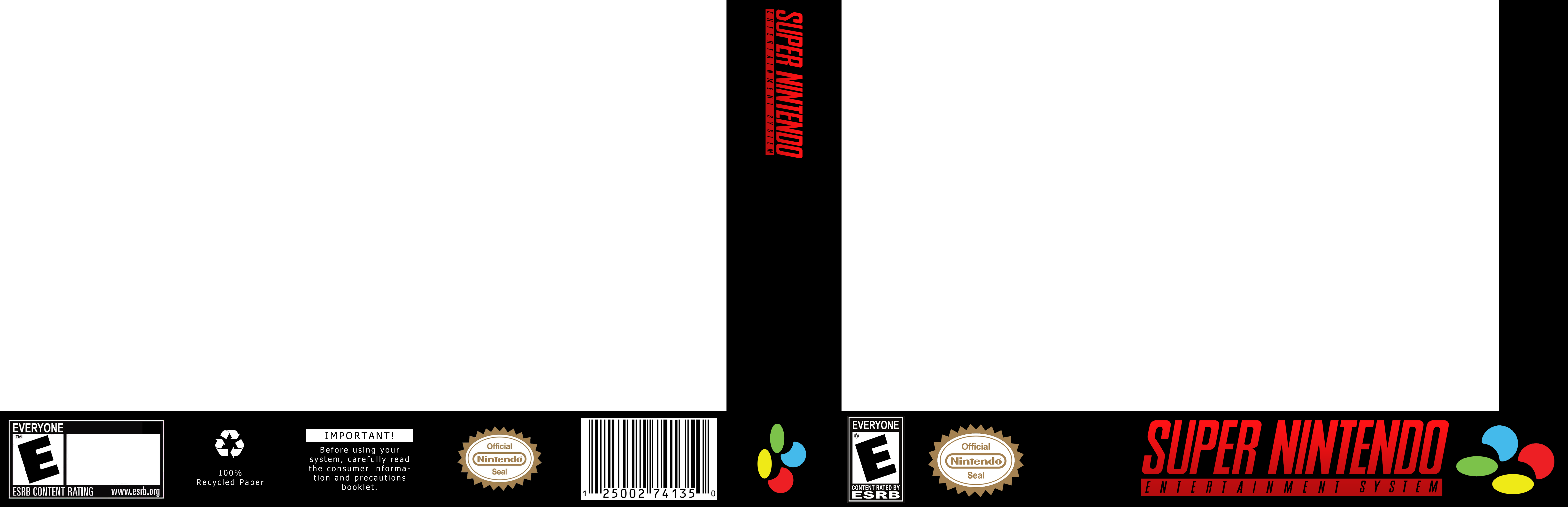 Super Nintendo Game Cover Template - Free Transparent PNG Download - PNGkey