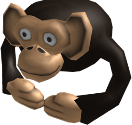 Chimpanzee Clipart Transparent - Monkey Roblox - Free Transparent PNG ...