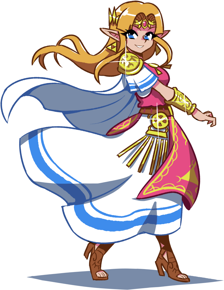 Download Original) Loading Princess Zelda - Princess Zelda Ultimate Art ...