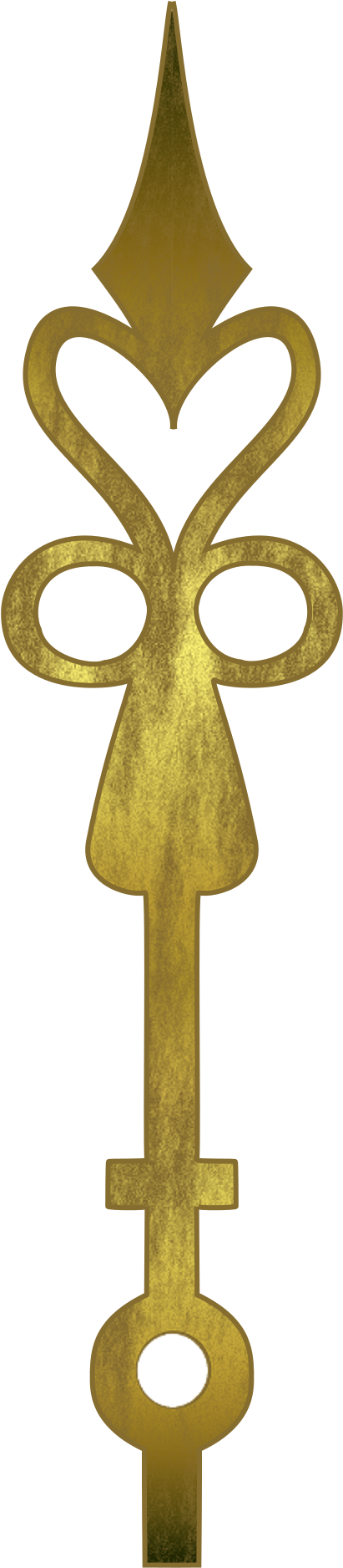 Download Clock Gold Golden Pointer 598124 - Brass PNG Image with No ...