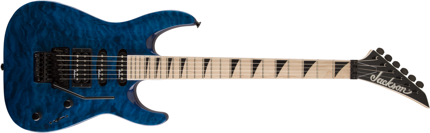 Download Jackson Js34q Dinky Dka-m Transparent Blue Electric - Jackson ...
