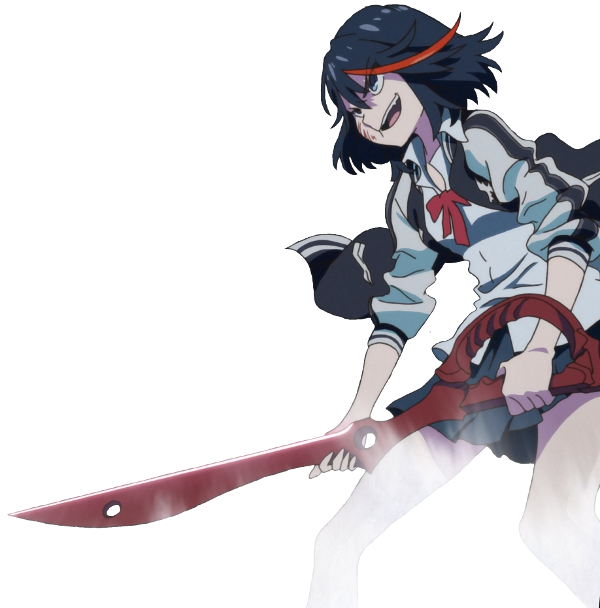 Download “ Transparent Beaten Up Ryuko - Ryuko Transparent PNG Image ...