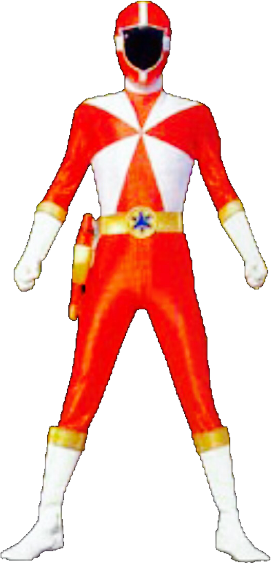 Download Red Lightspeed Ranger & Gored - Power Rangers Lightspeed Rescue PNG Image with No ...