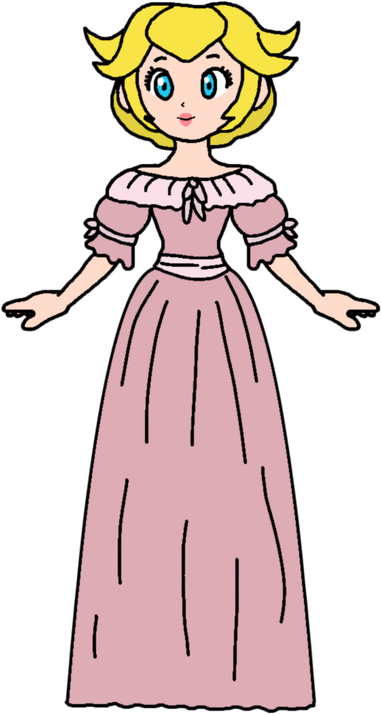 Download Beauty Cinderella In Pink Dress - Princess Peach Katlime PNG ...