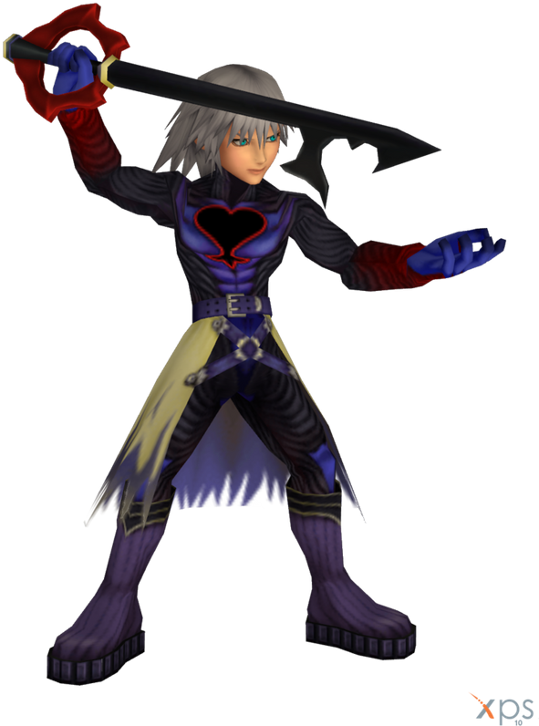 Download Riku Kh 1 Xps By Lexakiness-d6rasgh - Riku Dark Form PNG Image ...