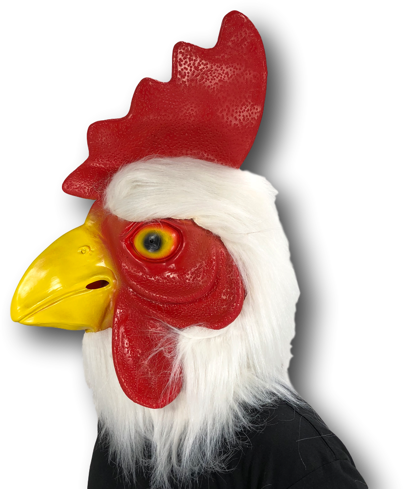 Download Chicken Head Rubber Mask Rooster Farm Animal Bird Fancy ...