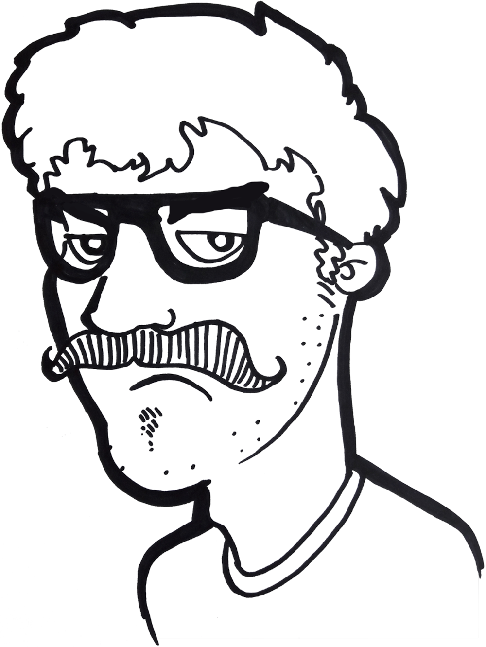 Download Portrait Of Angry Dave - Illustration PNG Image with No ...