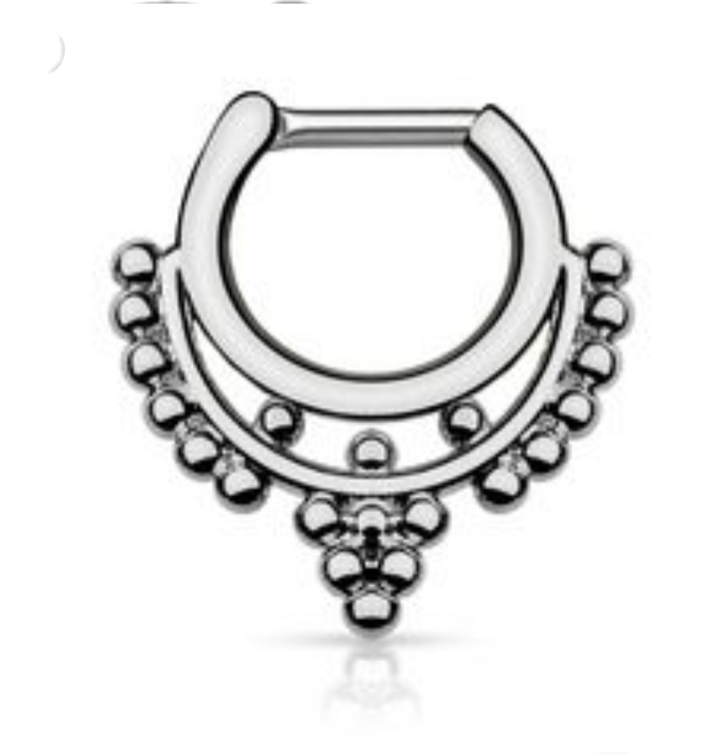 Septum Piercing - Free Transparent PNG Download - PNGkey