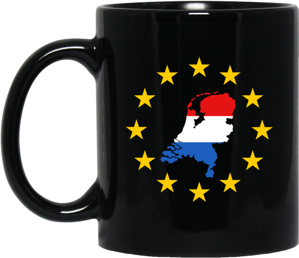 Download Netherlands Map Inside European Union Eu Flag Mug Cup - Mug ...