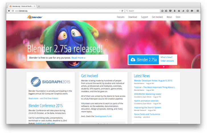 Download An Intro To Blender - Web Page PNG Image with No Background ...