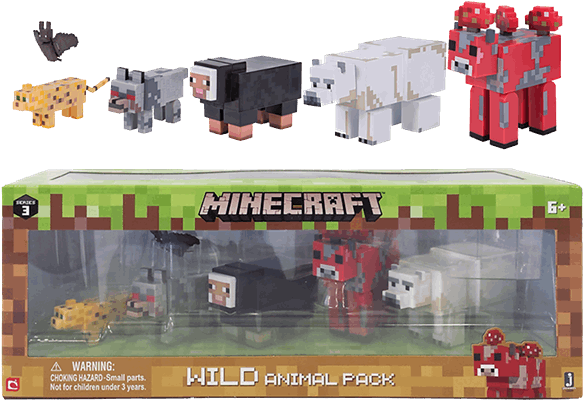 Download Minecraft Wild Animal Pack PNG Image with No Background ...
