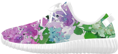 Download Watercolor Hydrangea Grus Women's Breathable Woven - Walking ...