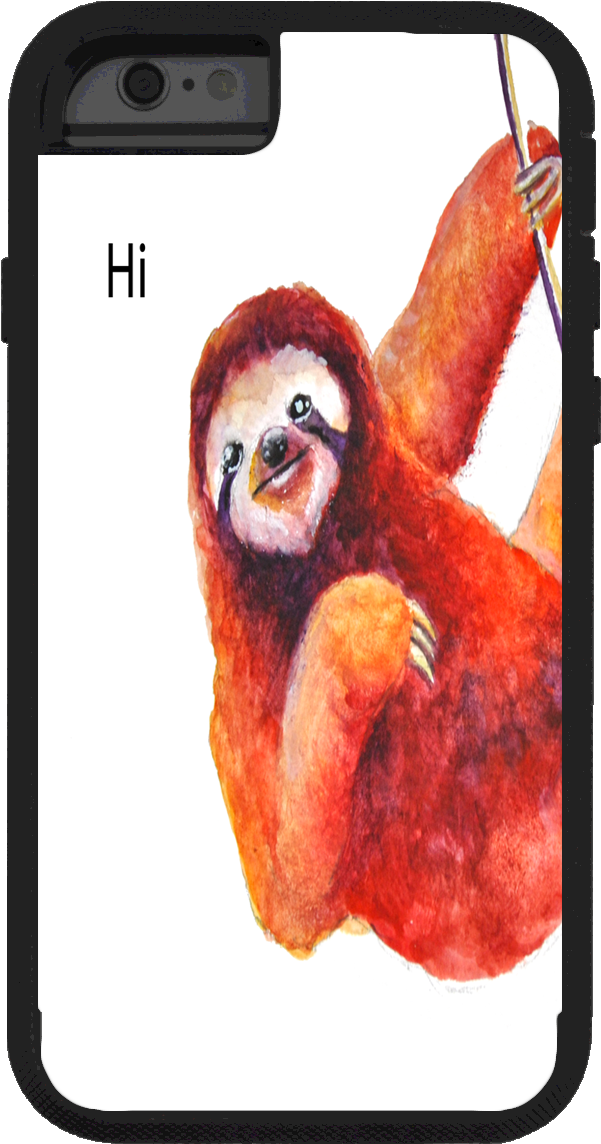 Friendly Sloth Iphone 6/6s, Impact Resistant, Plastic - Mobile Phone ...