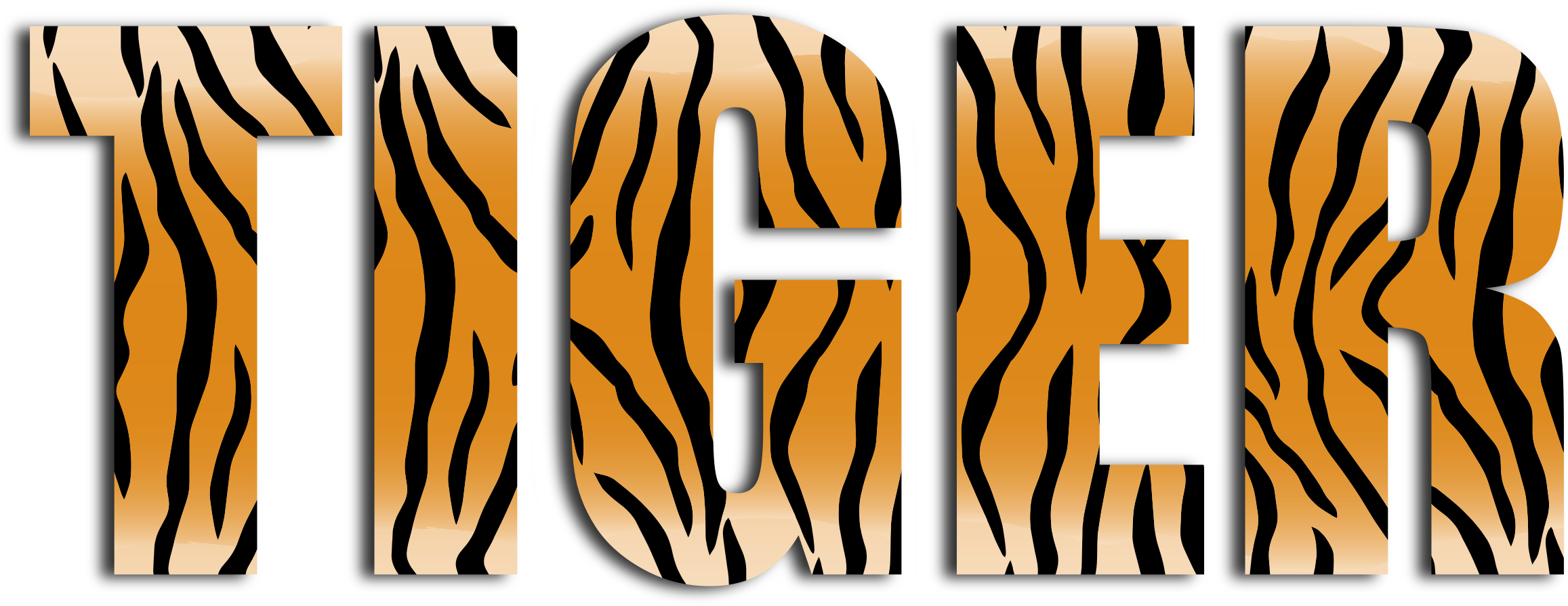 Download This Free Icons Png Design Of Tiger Typography Enhanced PNG ...