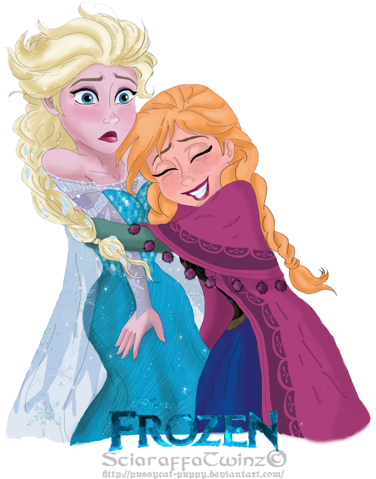 Anna And Elsa - Anna And Elsa 2d - Free Transparent PNG Download - PNGkey