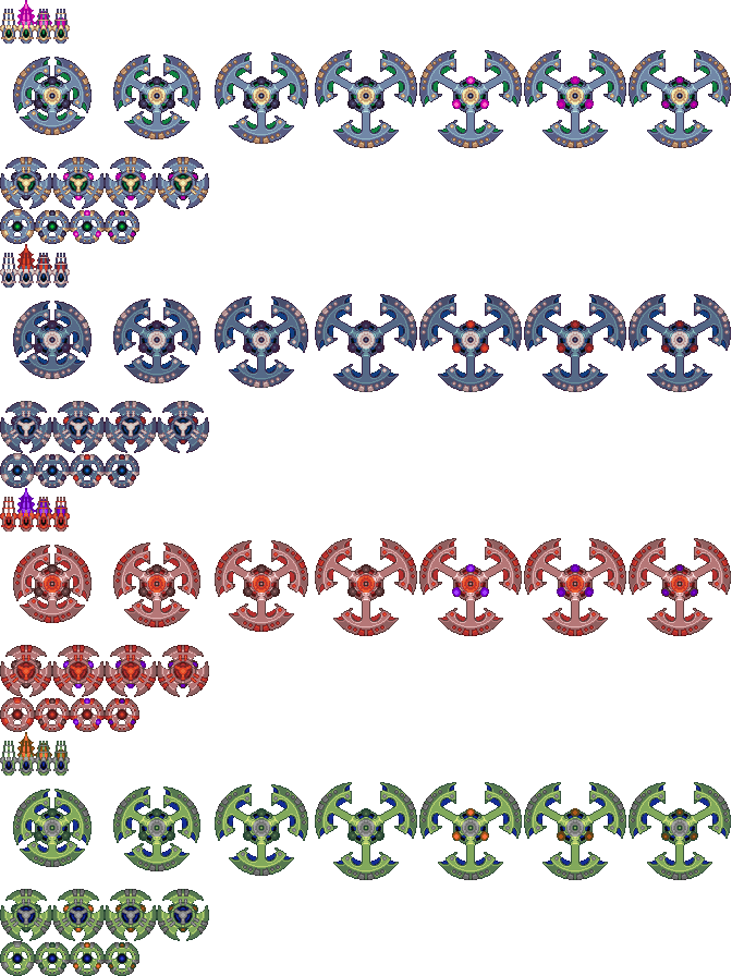 Download Ships Saucer - Alien Ship Sprite Sheet PNG Image with No ...