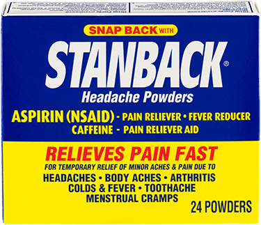 Download Stanback® Headache Powders - Orange PNG Image with No ...
