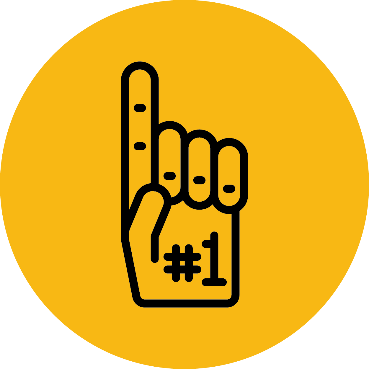 Download Fan - Foam Hand PNG Image with No Background - PNGkey.com