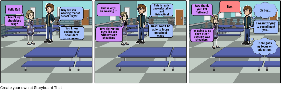Download School Dress Code Satire - Cartoon PNG Image with No ...