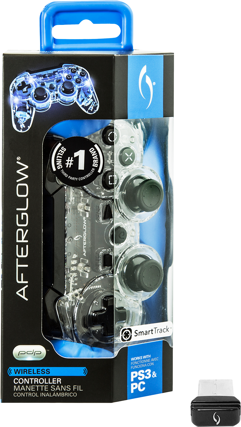 Download Pdp Wireless Controller For Ps3 Blue PNG Image with No ...