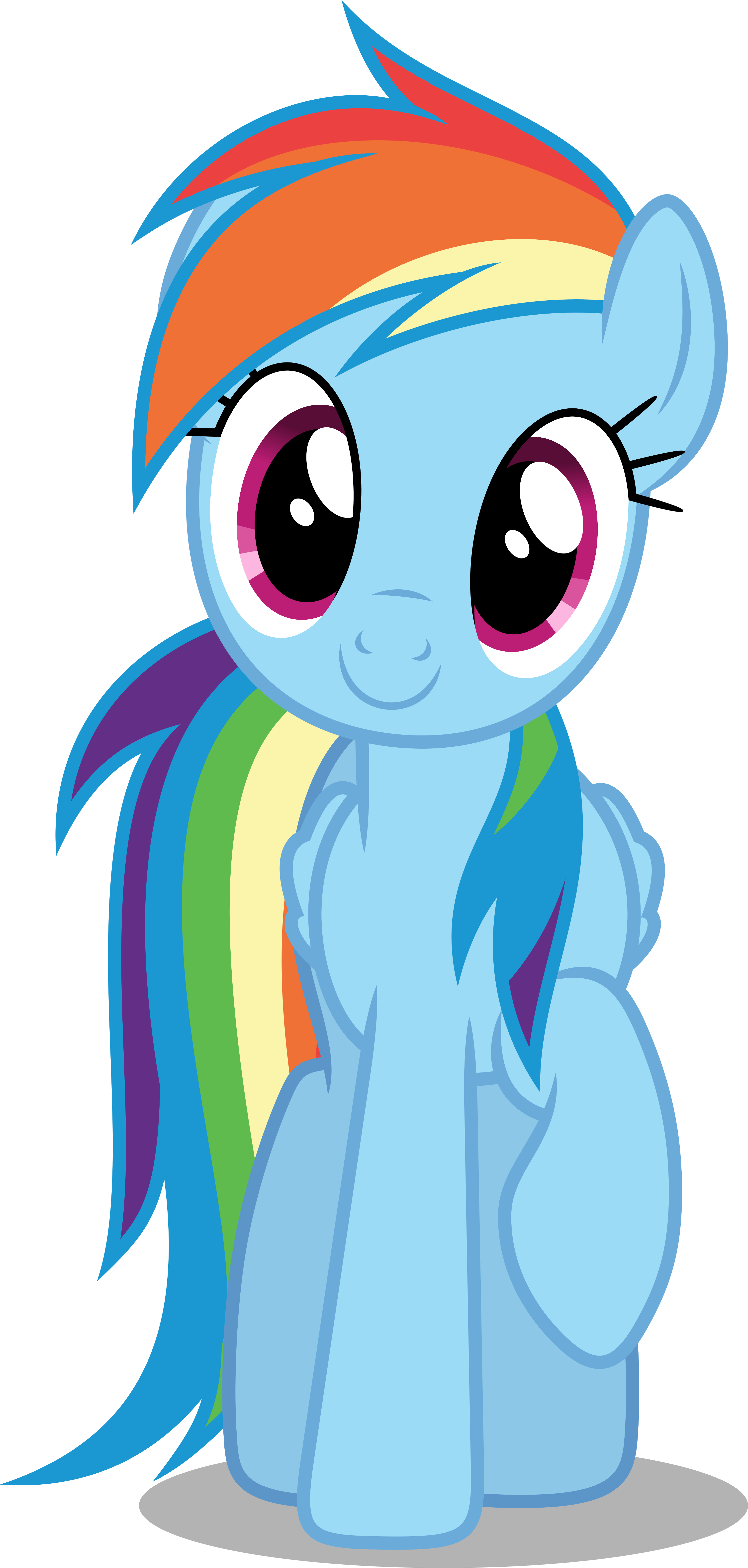 Download Vector Mlp Rainbow Dash Hug PNG Image with No Background ...