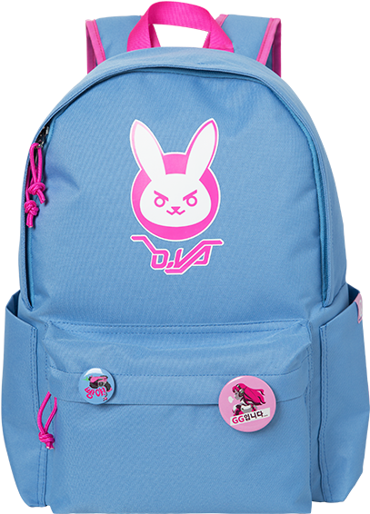 Download Va Dva Blue Backpack Bag - Diaper Bag PNG Image with No ...