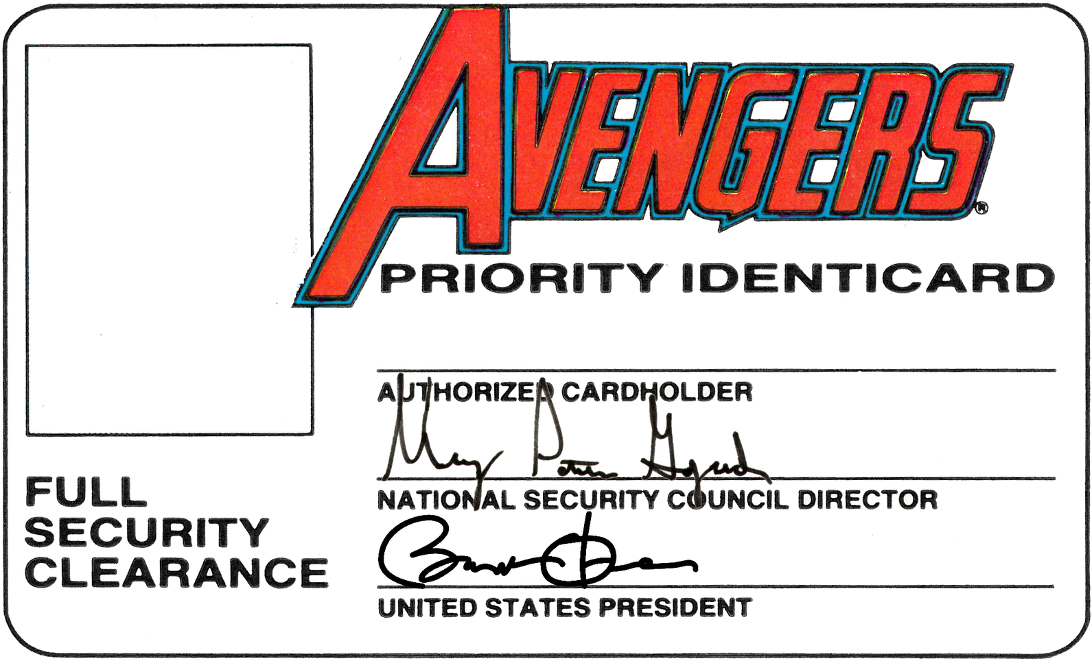 Id Card Template - Avengers Vol. 1, No. 223 [marvel Legends Reprint ...
