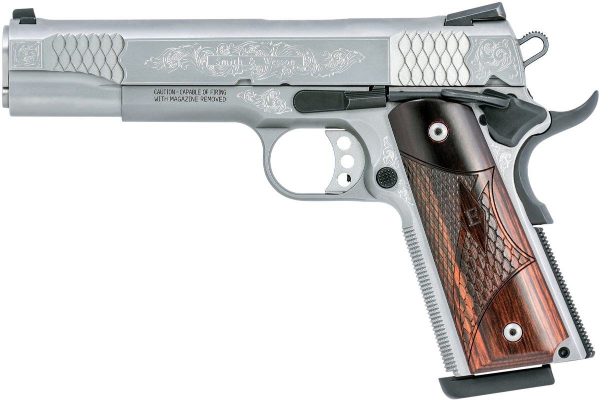 Smith & Wesson 10270 1911 Engraved 45 Automatic Colt - S&w 1911 - Free ...