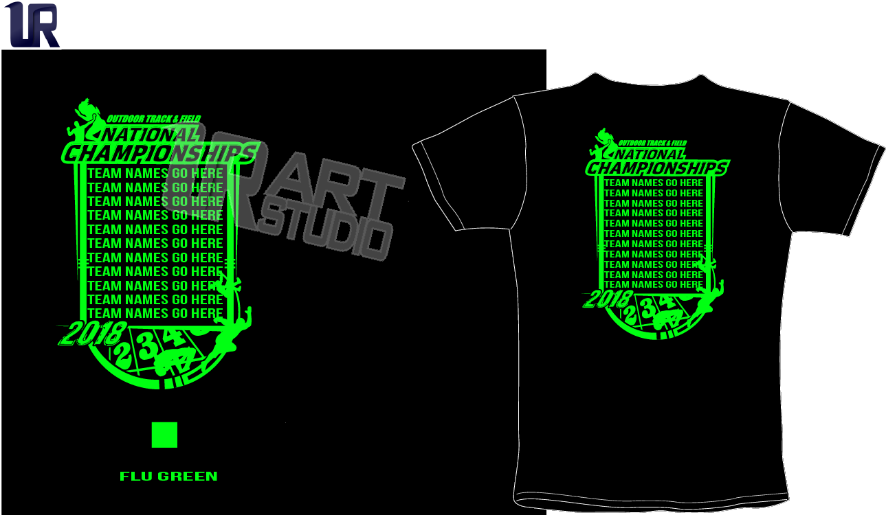 Track And Field Team Roster For Back Of Tshirt Vector - Active Shirt ...