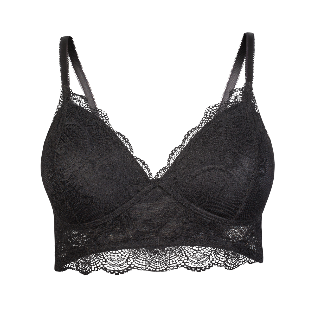 Download Flattering Lace Bralette - Lingerie Top PNG Image with No ...
